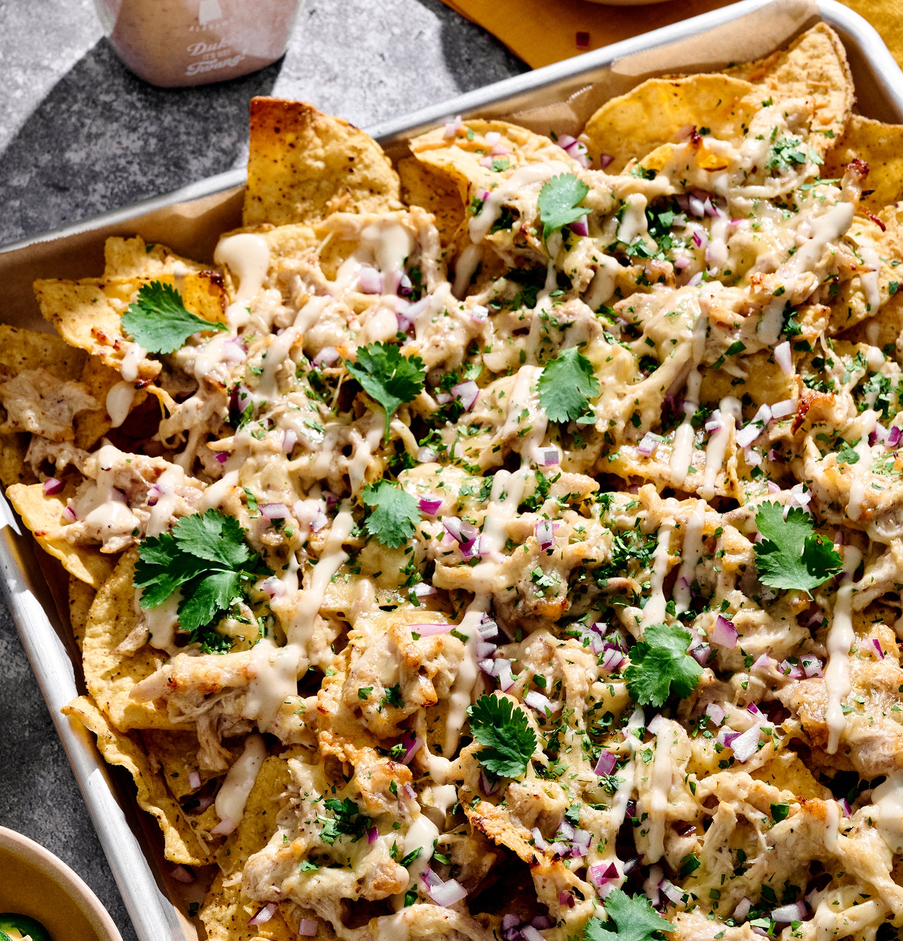 Alabama White Sauce BBQ Chicken Nachos – Duke's Mayo