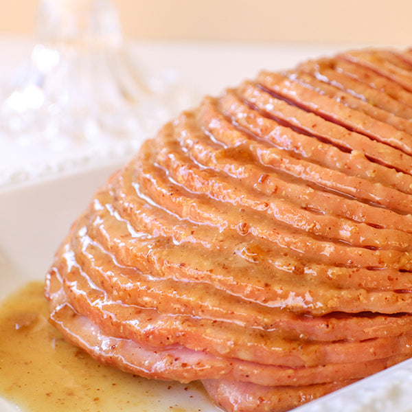 Maple Mustard Glazed Spiral Ham – Duke's Mayo