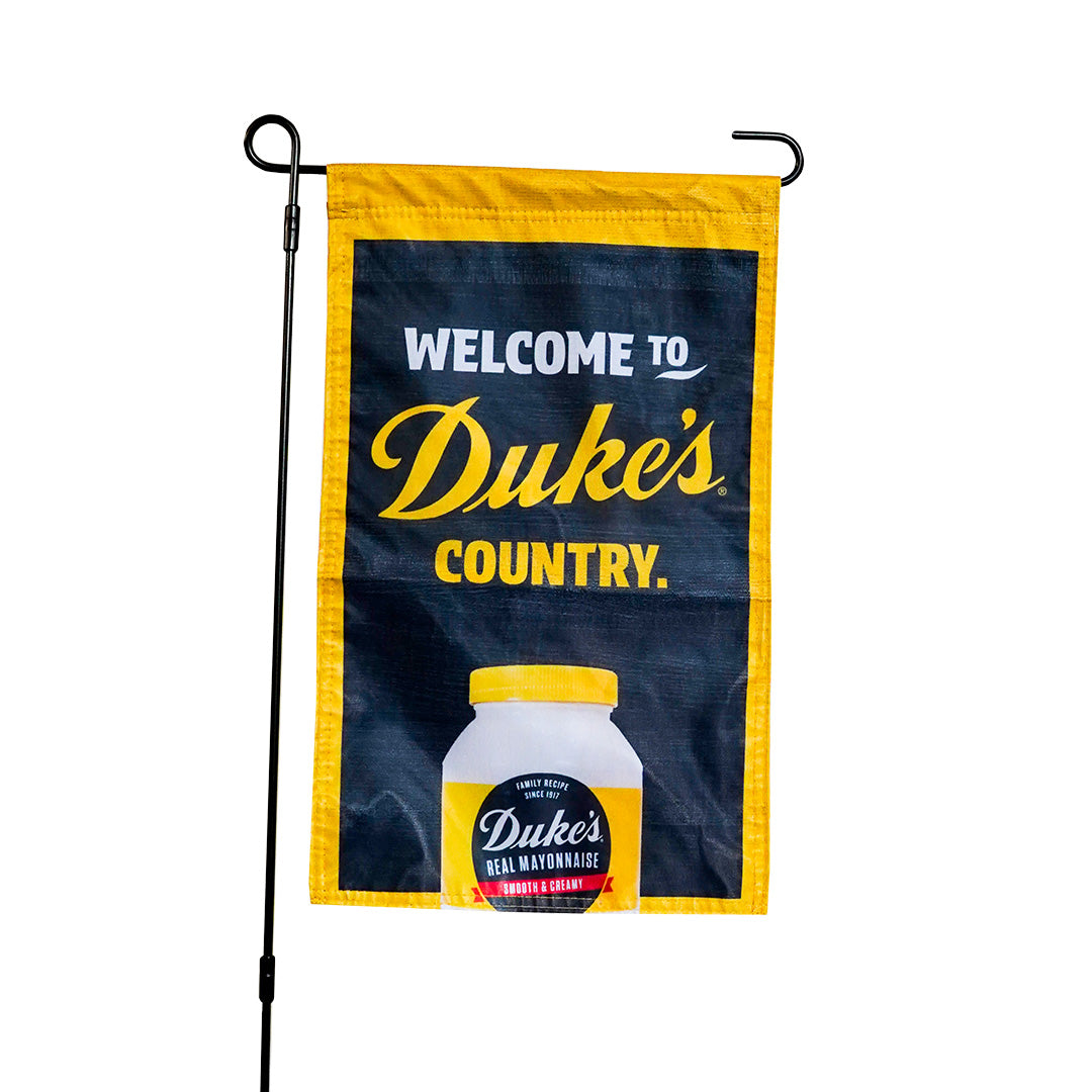 Welcome to Duke's Country Garden Flag – Duke's Mayo