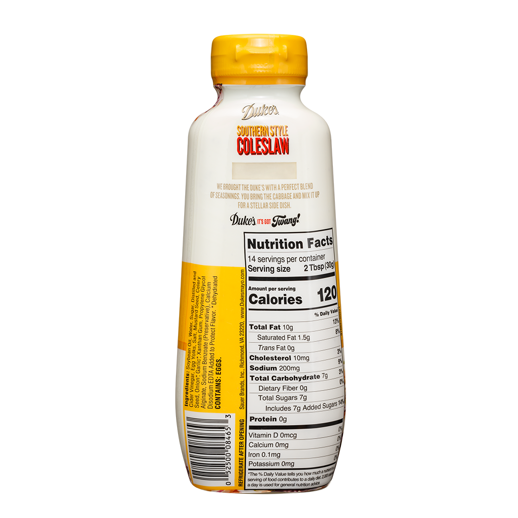 Southern Style Coleslaw Dressing – Duke's Mayo